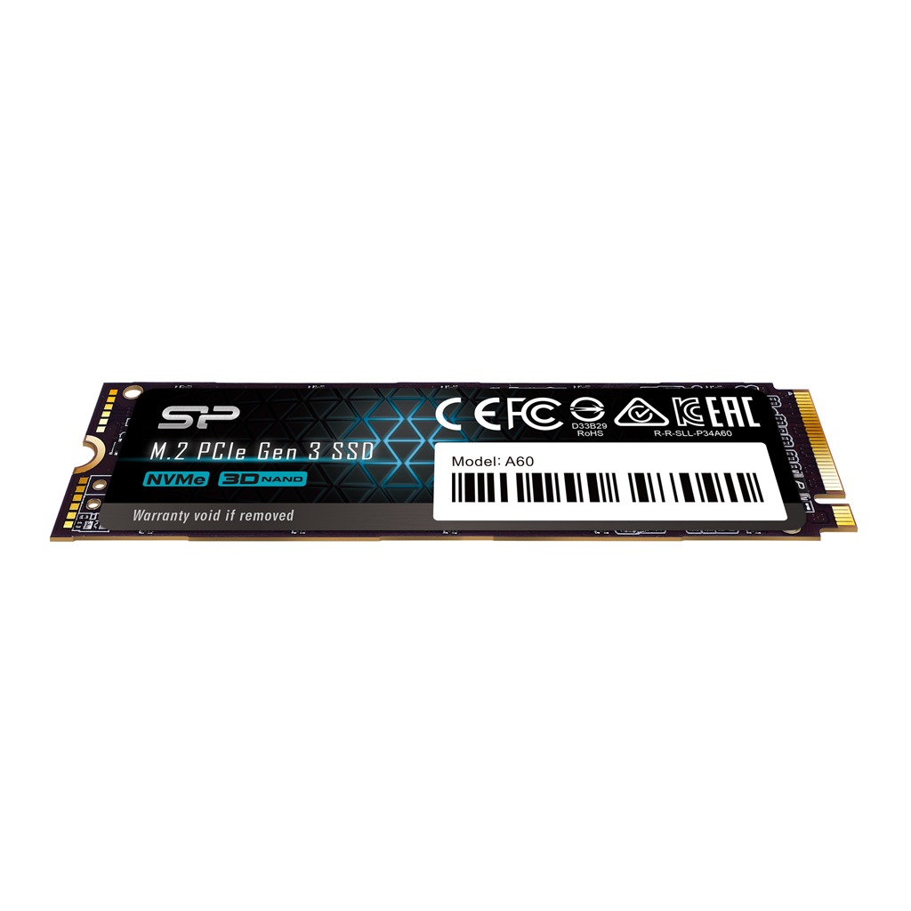 M.2 2280 PCIe SSD, A60, 256GB (SP256GBP34A60M28)