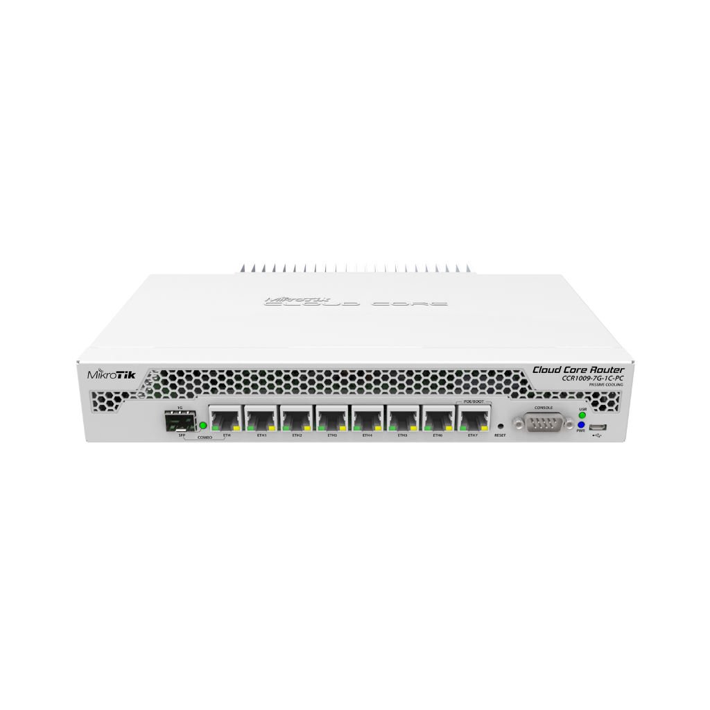 Cloud Core Router (CCR1009-7G-1C-PC)