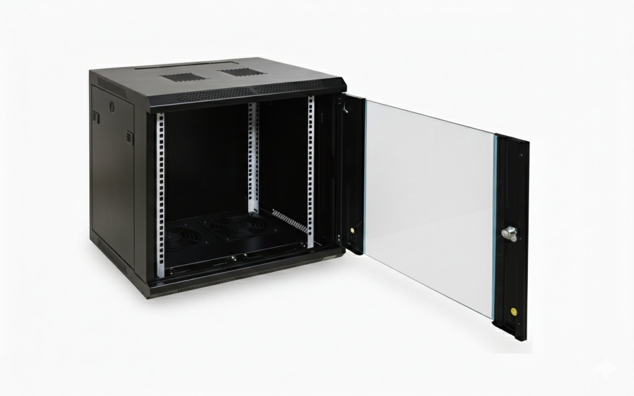 T5813 - 9U 600*450 Wall Mount single section cabinet HZL
